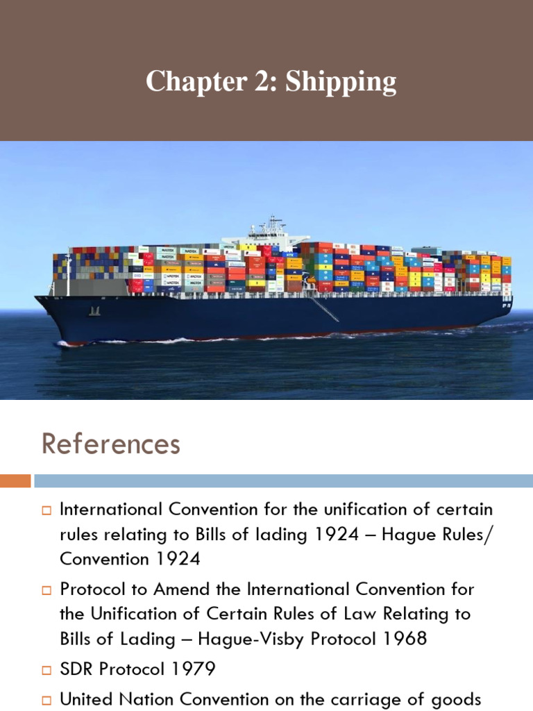 Chapter-2-Shipping | PDF | Bill Of Lading | Cargo
