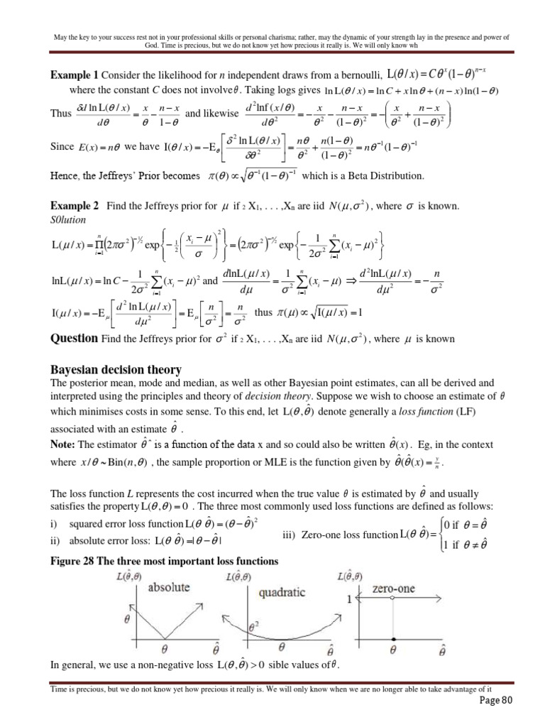 Bayesian Decision Theory - Extra | PDF