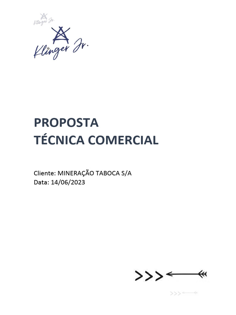Proposta Técnica para Evento da Mineração Taboça | PDF | Violão ...