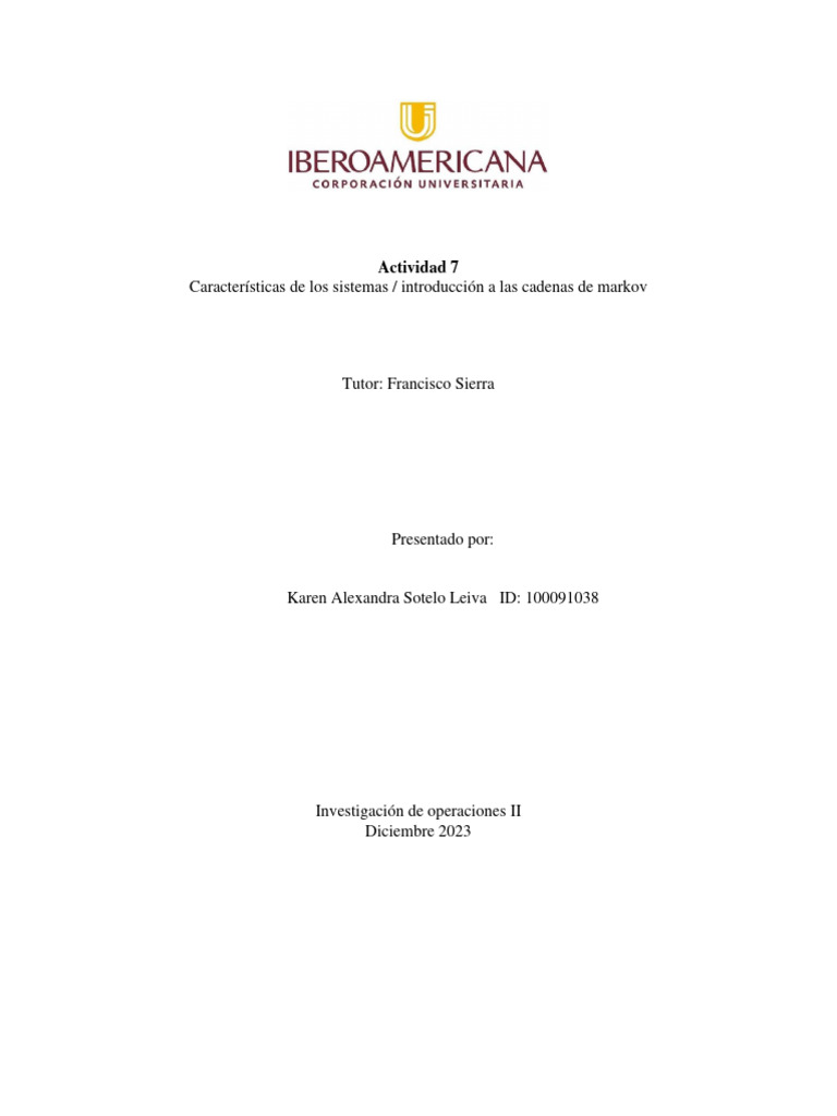 Actividad 7 - Características de Los Sistemas Introducción A Las ... Actividad 7 - Características de Los Sistemas Introducción A Las ...