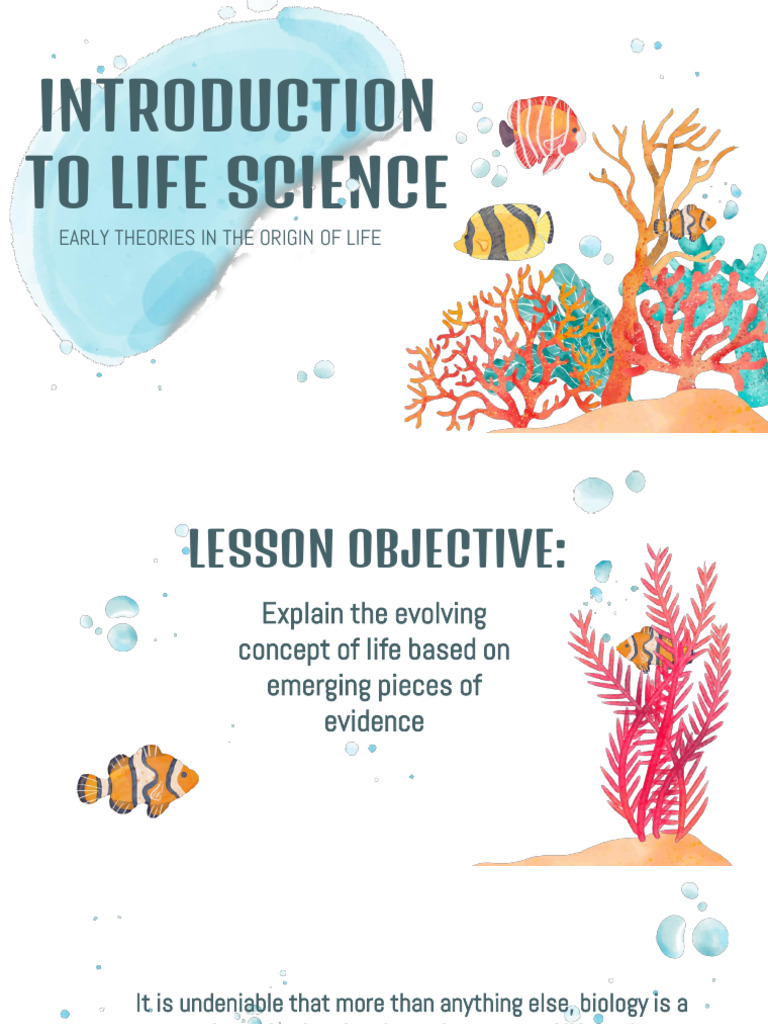 Early Theories On The Origin of Life | PDF | Science & Mathematics