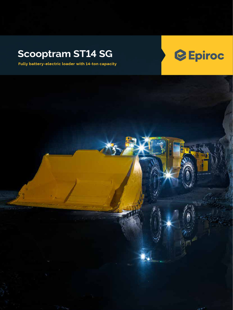 Epiroc Scooptram ST14 SG Overview | PDF | Brake | Truck