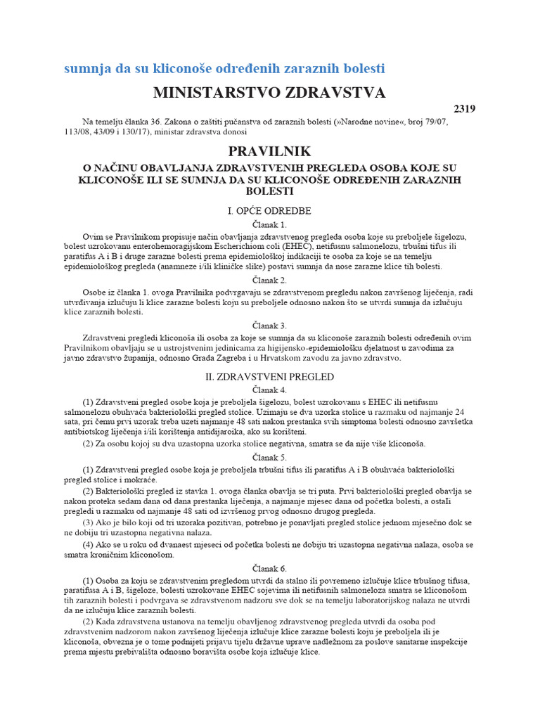 Nadzor Kliconoša | PDF