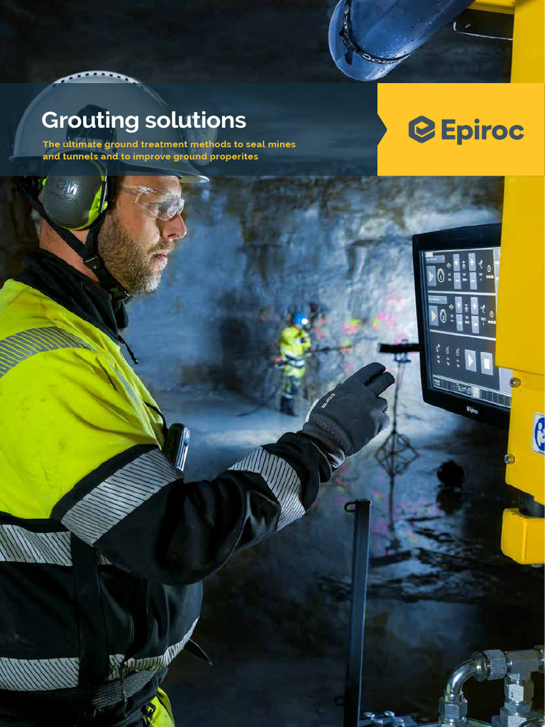 9869 0099 01e Grouting Solutions Technical Specification English | PDF | Mining | Pump