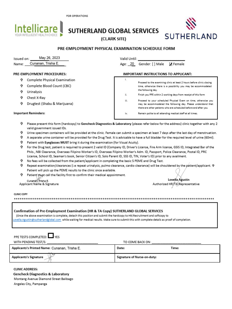 Gencheck Diagnostics & Laboratory | PDF