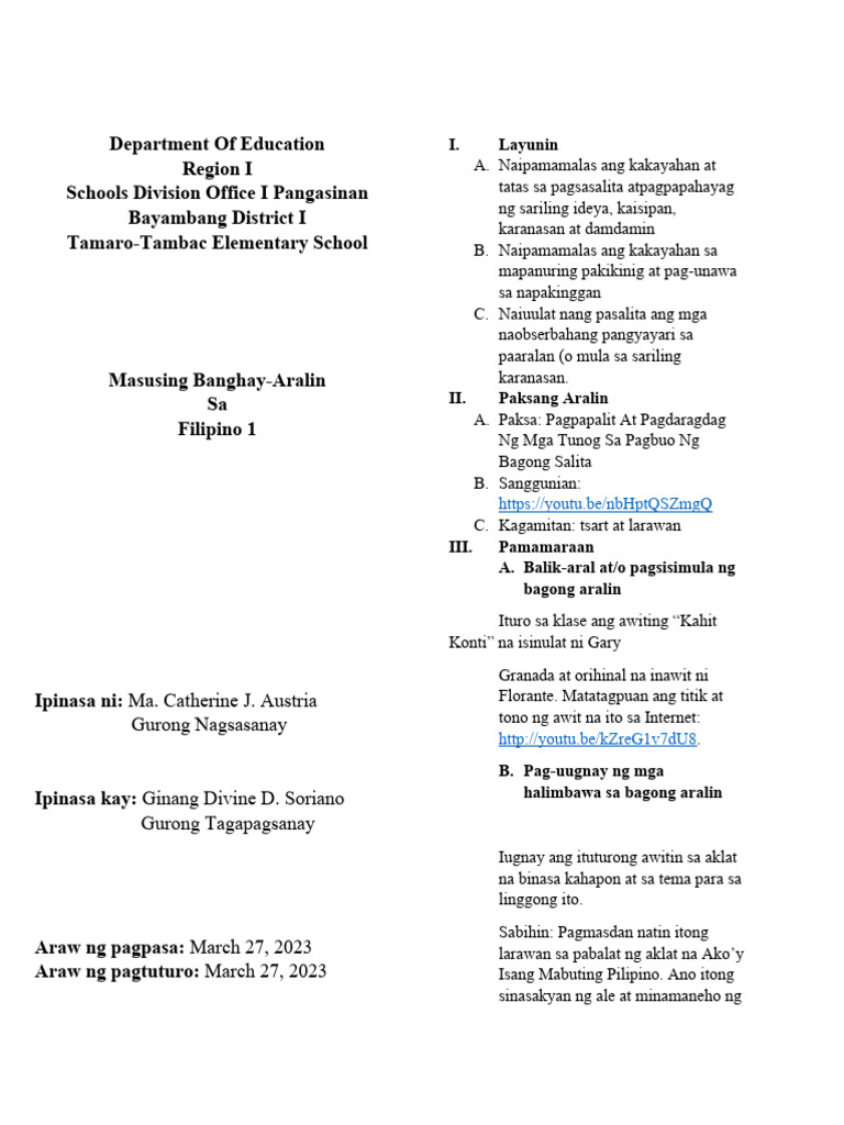 filipino lp week 7 | PDF