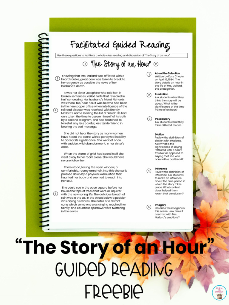 The Story of An Hour Guided Reading | PDF