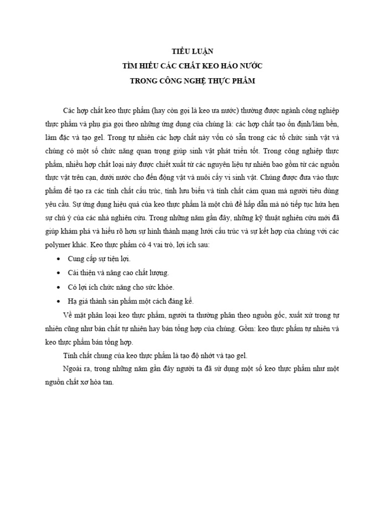 Tieu Luan Chat Keo Hao Nuoc | PDF