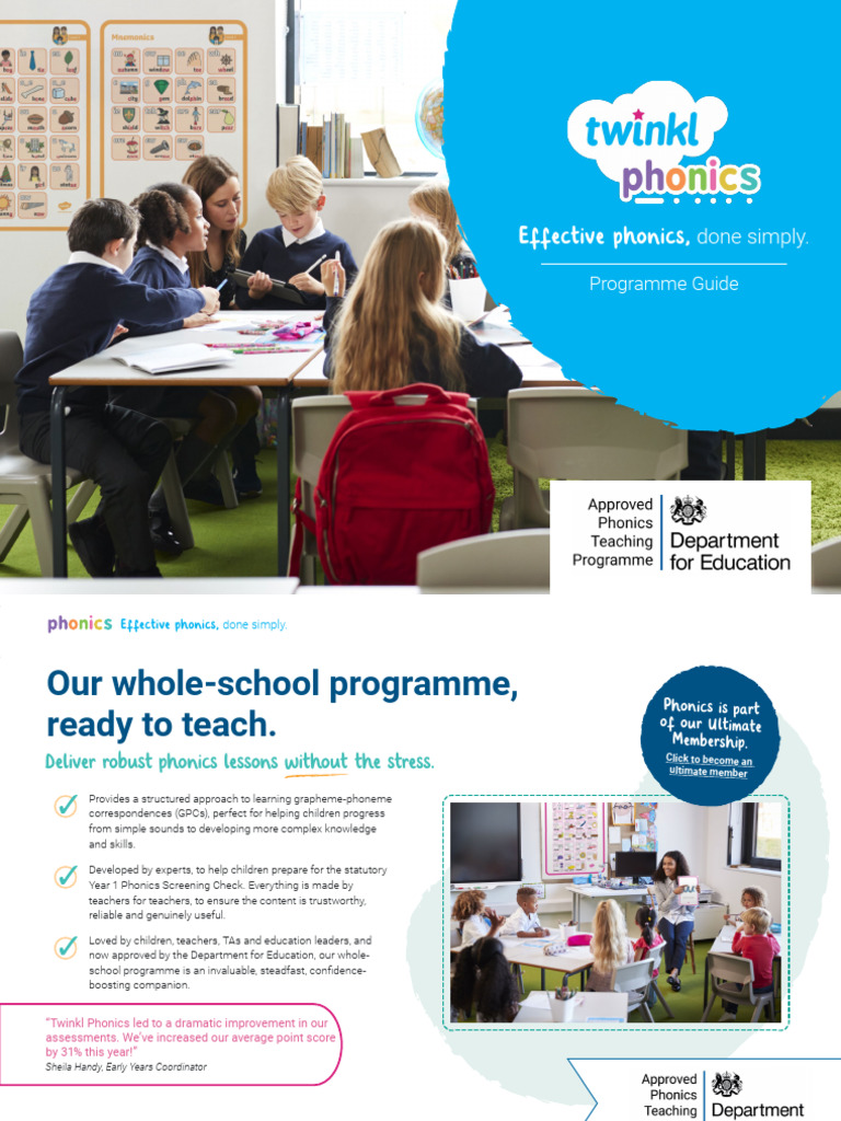 Twinkl Phonics SSP Programme User Guide | PDF