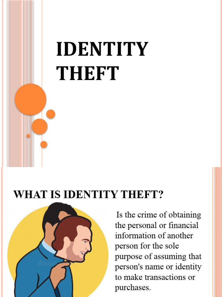 Chapter 3. Lesson 4 Identity Theft | PDF | Identity Theft | Security ...