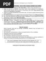 Sample Cfa Access Scholarship Essay 2023 | PDF