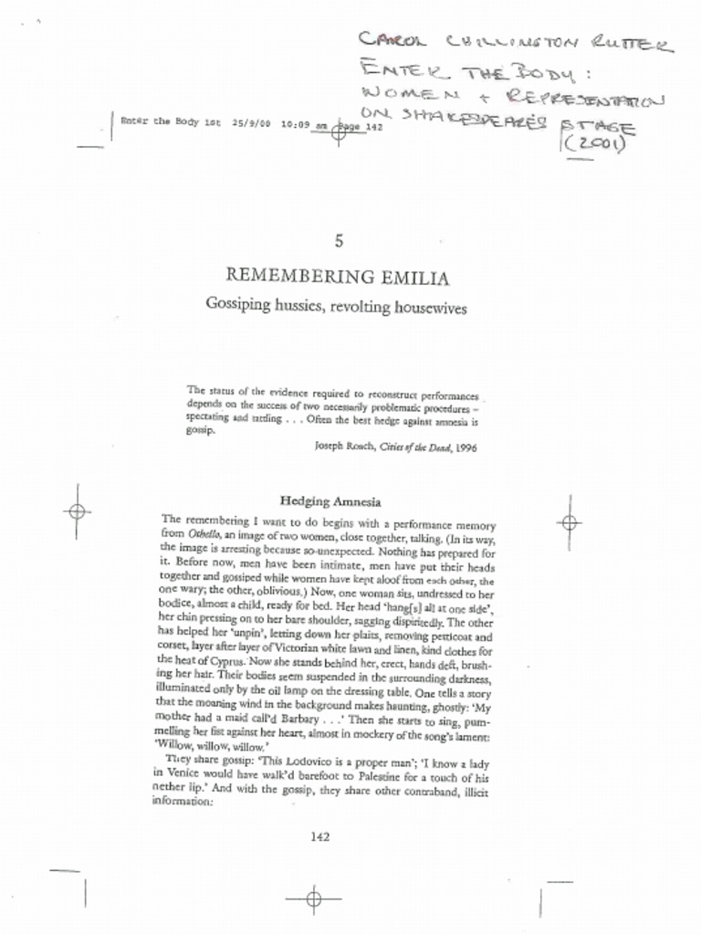 Rutter Remembering Emilia | PDF