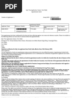 VFS Appointment Letter | PDF | Travel Visa | Occupational Safety And Health