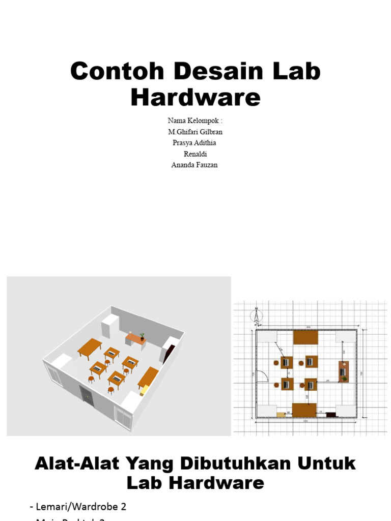 Contoh Desain Lab Hardware | PDF