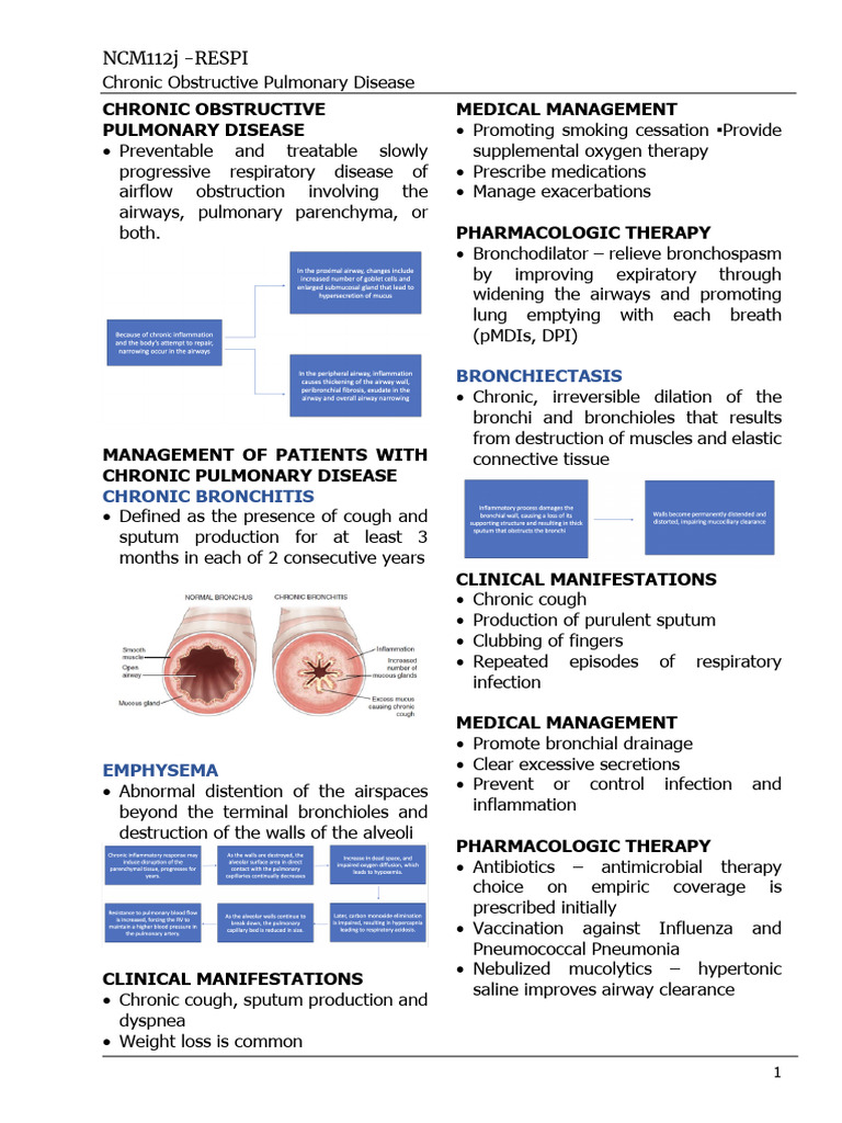 Respi Copd | PDF | Chronic Obstructive Pulmonary Disease | Lung