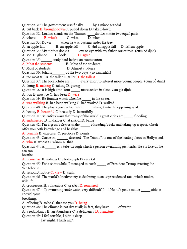 Practice 16 - GCSE Exam | PDF