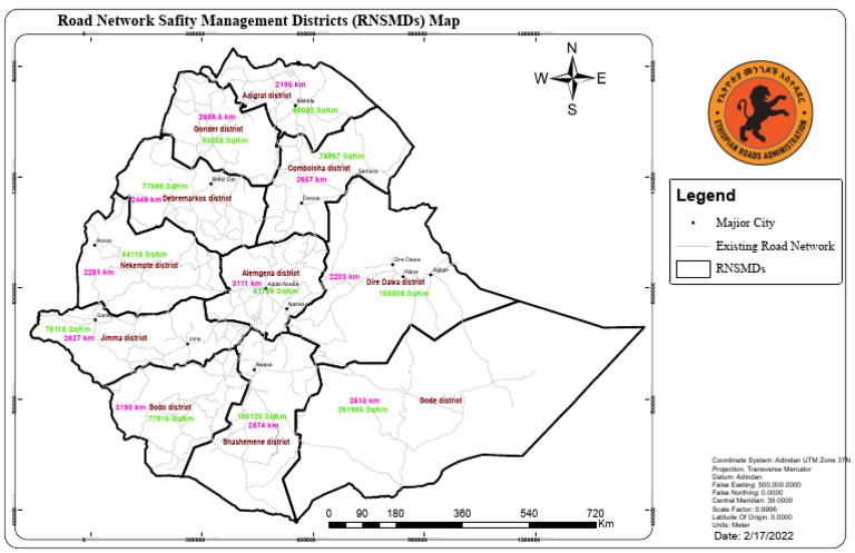 Road Network Safety Management Map | PDF | Geographic Data And ...