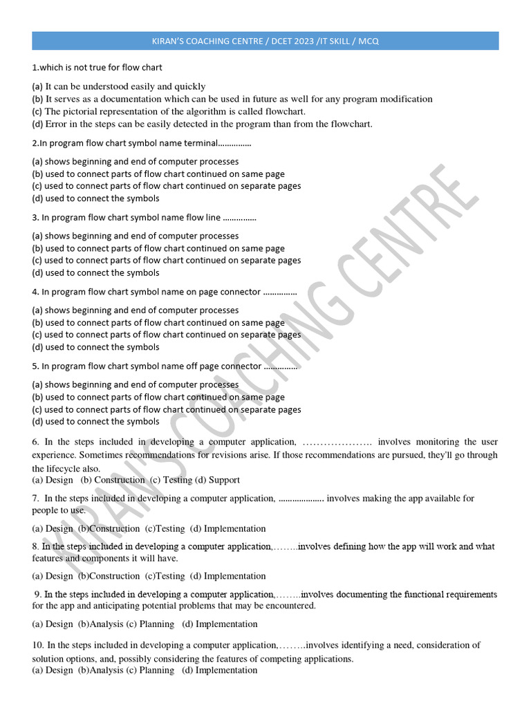 ITSKILL_dcet_2023_MCQ | PDF | Search Engine Optimization | Cloud Computing