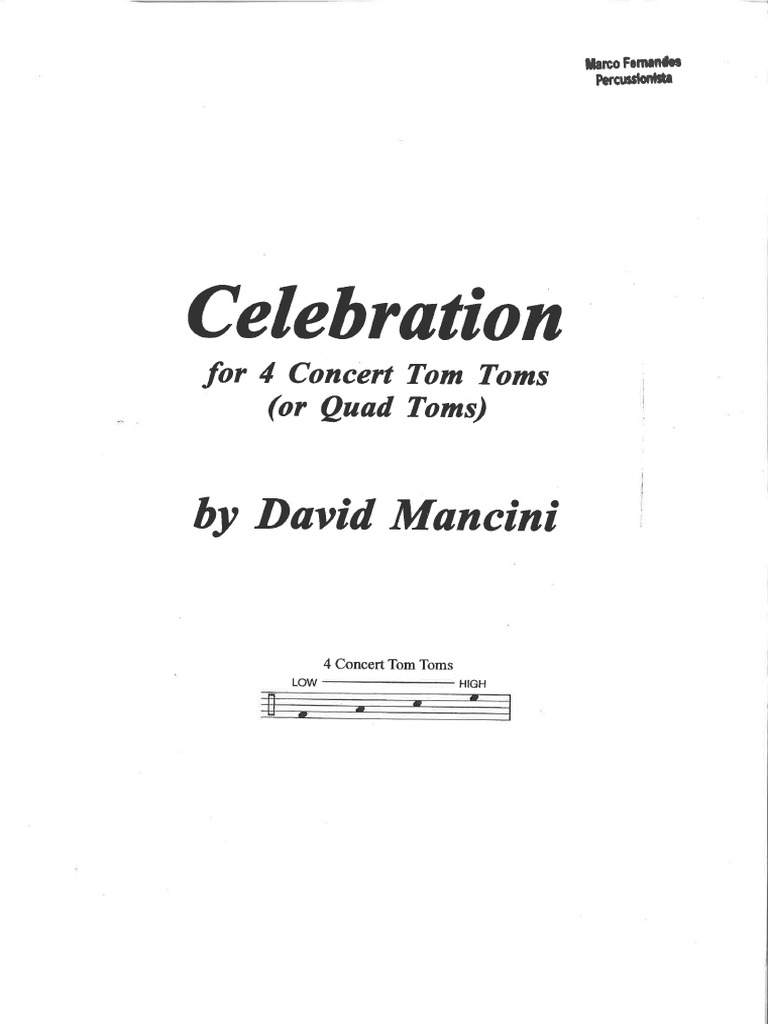 MULTI-Solo-Celebration-David Mancini | PDF