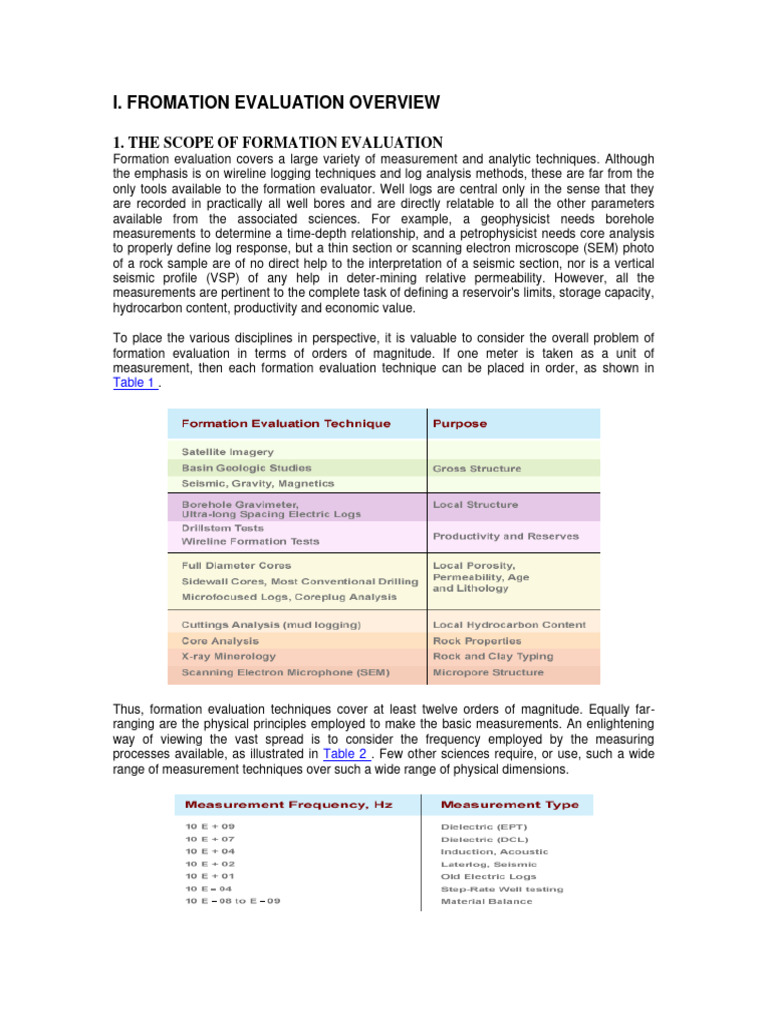 Formation Evaluation | PDF | Porosity | Permeability (Earth Sciences)