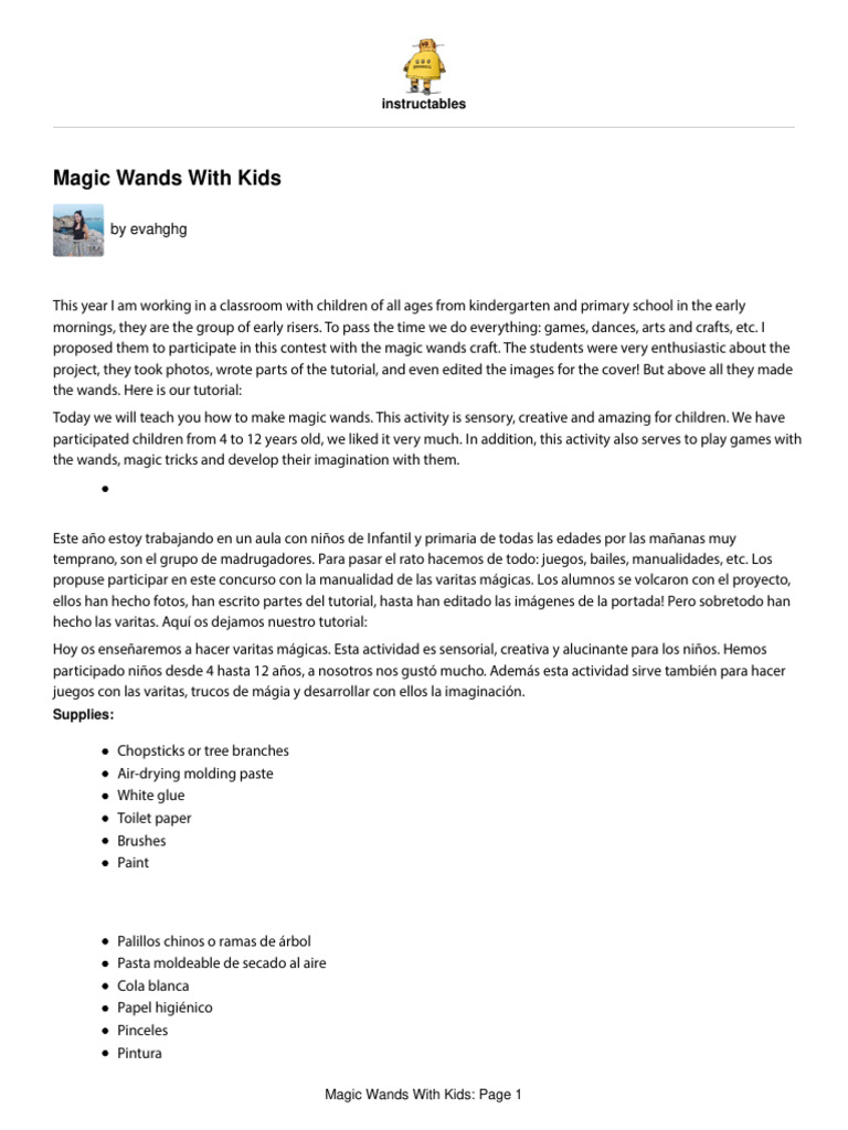 Magic-Wands-With-Kids | PDF