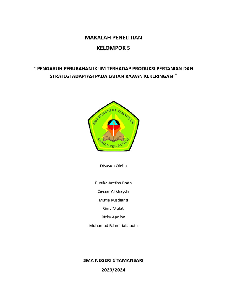 Makalah Penelitian | PDF