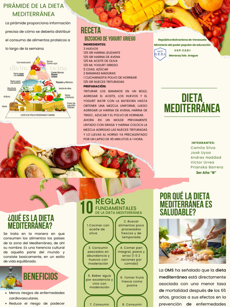 Dieta Mediterranea | PDF | Dieta | Alimentos