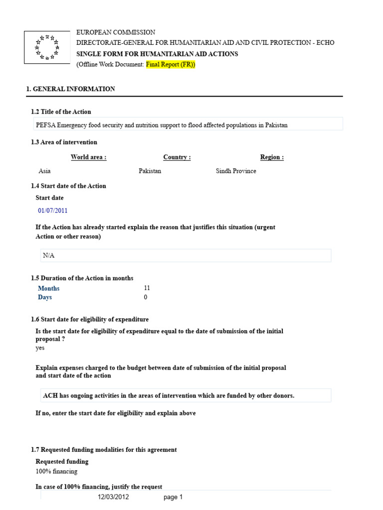 PEFSA II Draft Final Report MK | PDF | Food Security | Malnutrition