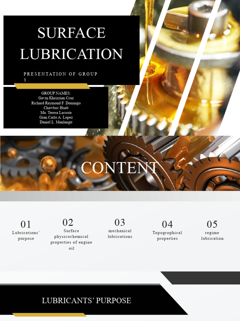 Surface Lubrication 2 | PDF | Lubricant | Corrosion