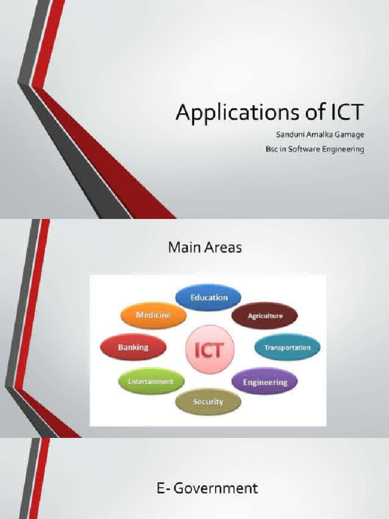 applicationOF ICT | PDF