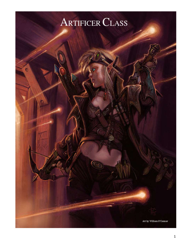 Artificer Class For 5e | PDF | Dungeons & Dragons