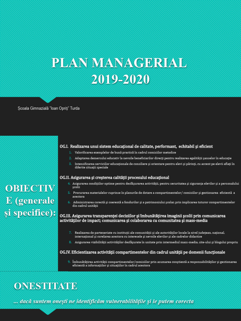 Schema Plan Managerial 1920 | PDF