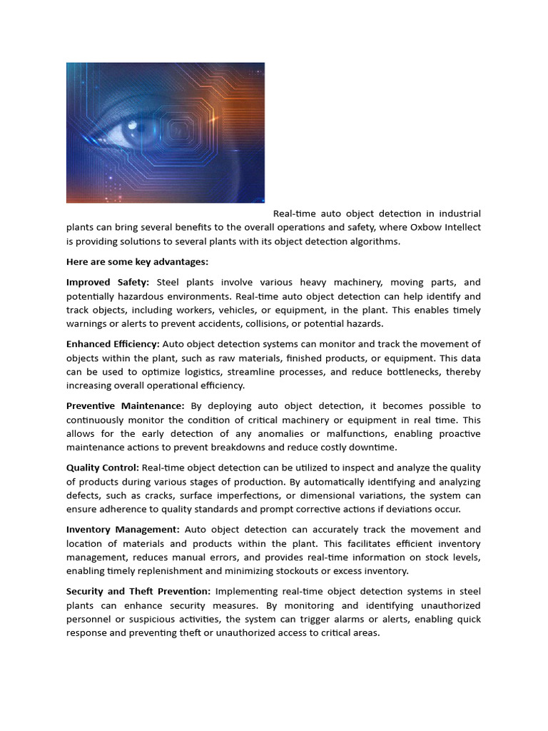 Blog 4 It's Time for Auto Object Detection | PDF | Inventory | Systems Science