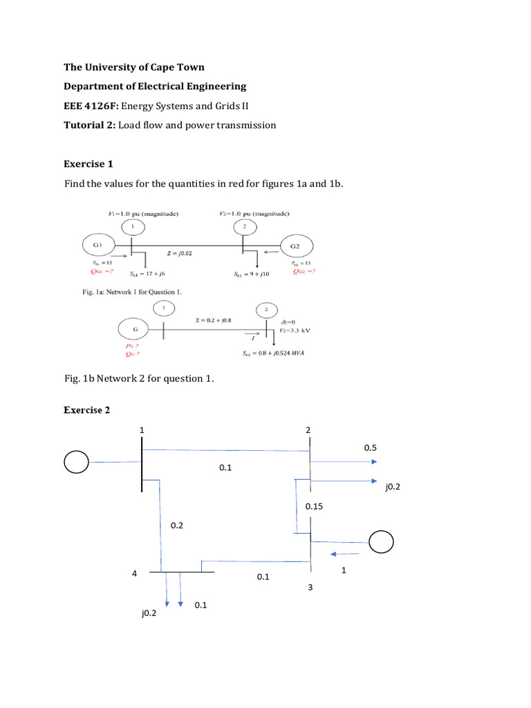 EEE 4126F 2023 Tut Instruction Sheet 2 | PDF