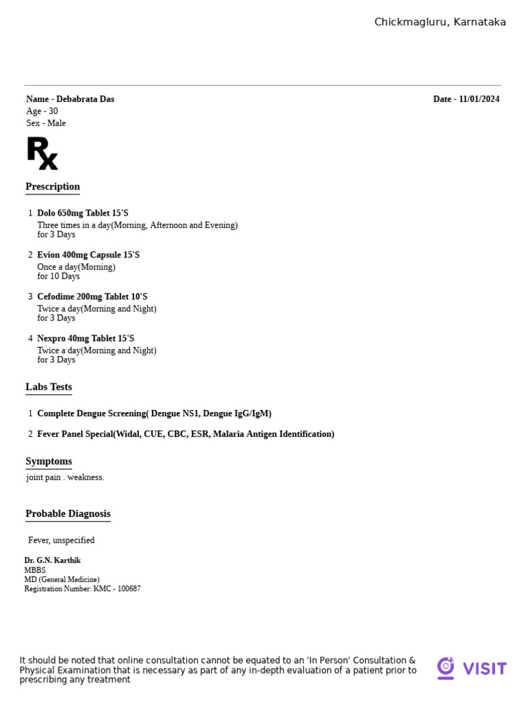 Prescription | PDF