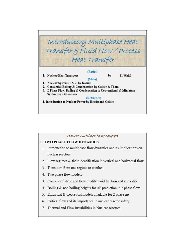 MHTF Slides | PDF | Boiling | Heat Transfer