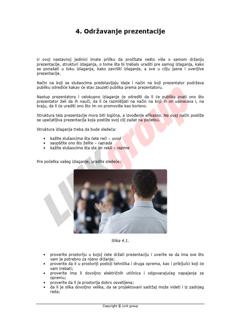 4.Održavanje prezentacije | PDF