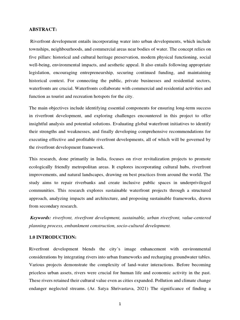 Research Paper R& M For Review | PDF | Sustainability | Surface Runoff