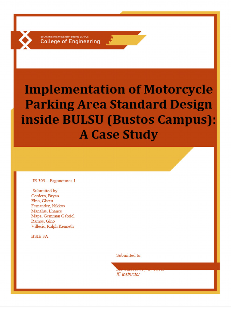 Case Study Project | PDF | Survey Methodology | Parking