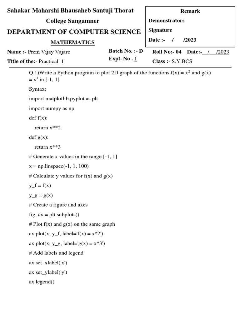 Maths Sem 4 Slips Solved by Prem Vijay Vajare | PDF | Mathematical Optimization | Mathematical ...