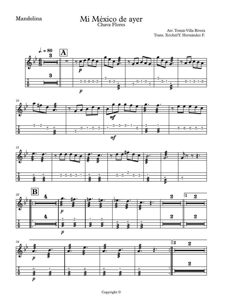 Mi_México_de_ayer-Mandolina | PDF