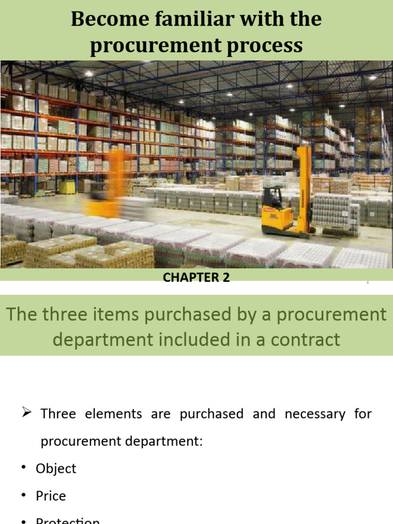 Chapter 2 | PDF | Procurement | Insurance