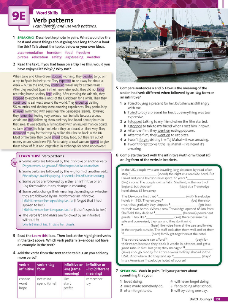 4.verb Pattern | PDF