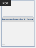 100 Instrumentation Interview Q&A Guide | PDF | Flow Measurement | Instrumentation
