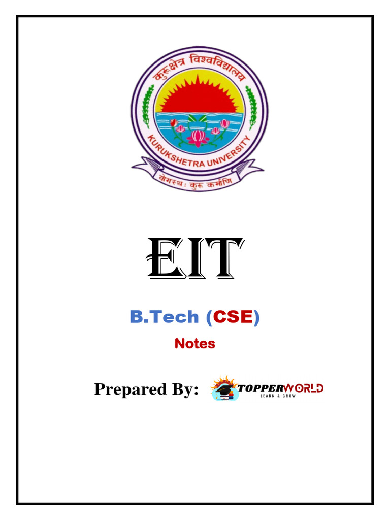 Eit Cse Notes Pdf Programming Constructor Object Oriented Programming 3581