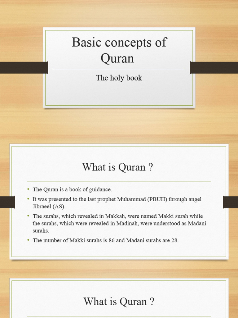 Intro To Quran | PDF