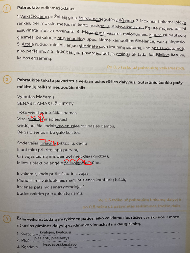 Biologijos Uzduotys | PDF