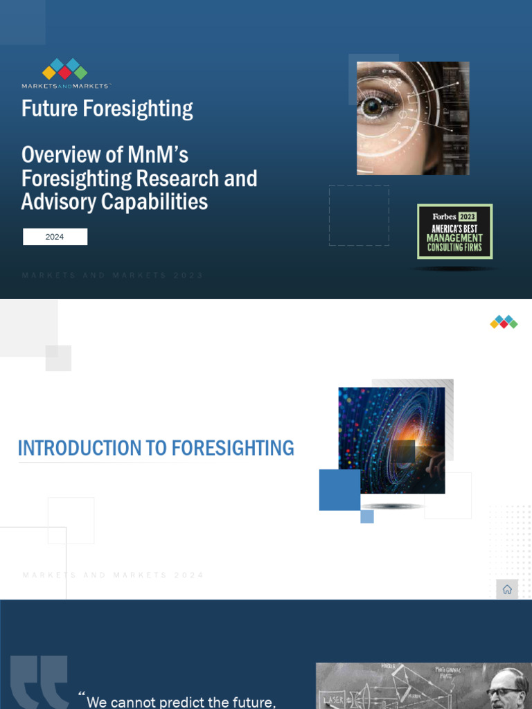 MarketsandMarkets - Foresighting Research & Advisory Capabilities | PDF ...