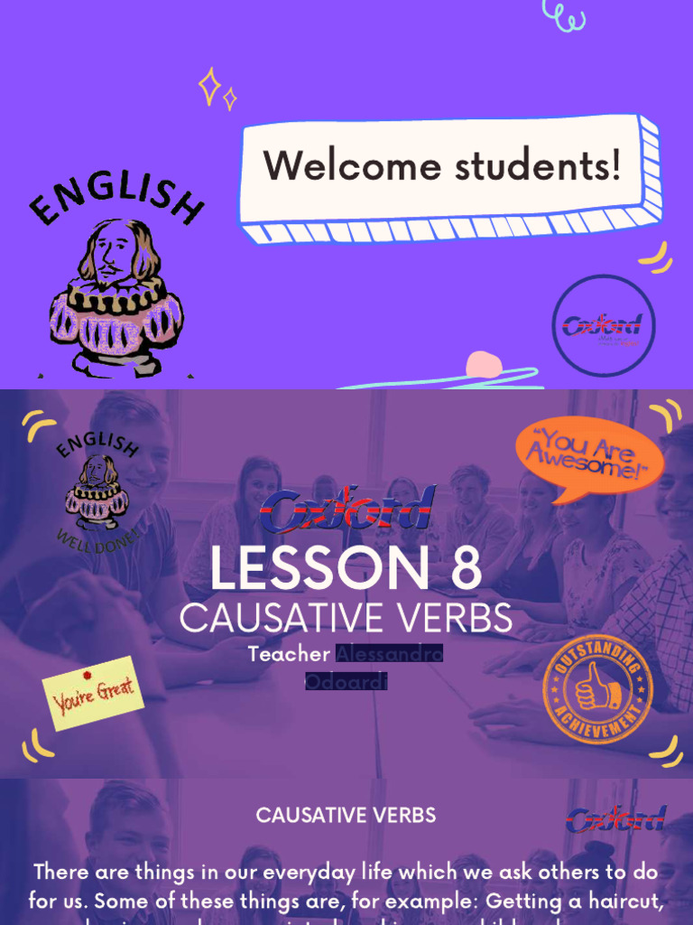 Understanding Causative Verbs in English | PDF | Verb | Syntax
