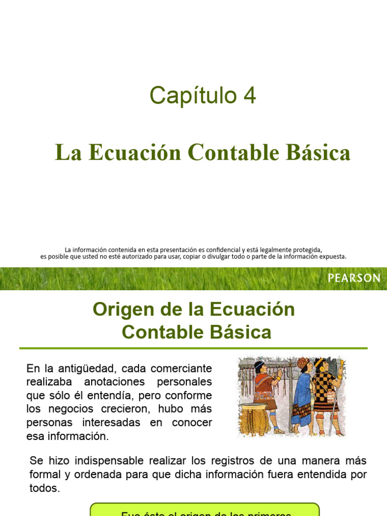 Cap 4 La Ecuacion Contable Básica | PDF | Contabilidad | Economias
